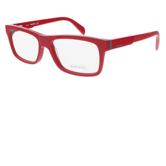 Diesel | Accessories | Diesel Dl57 067 Red Modified Rectangle Optical ...